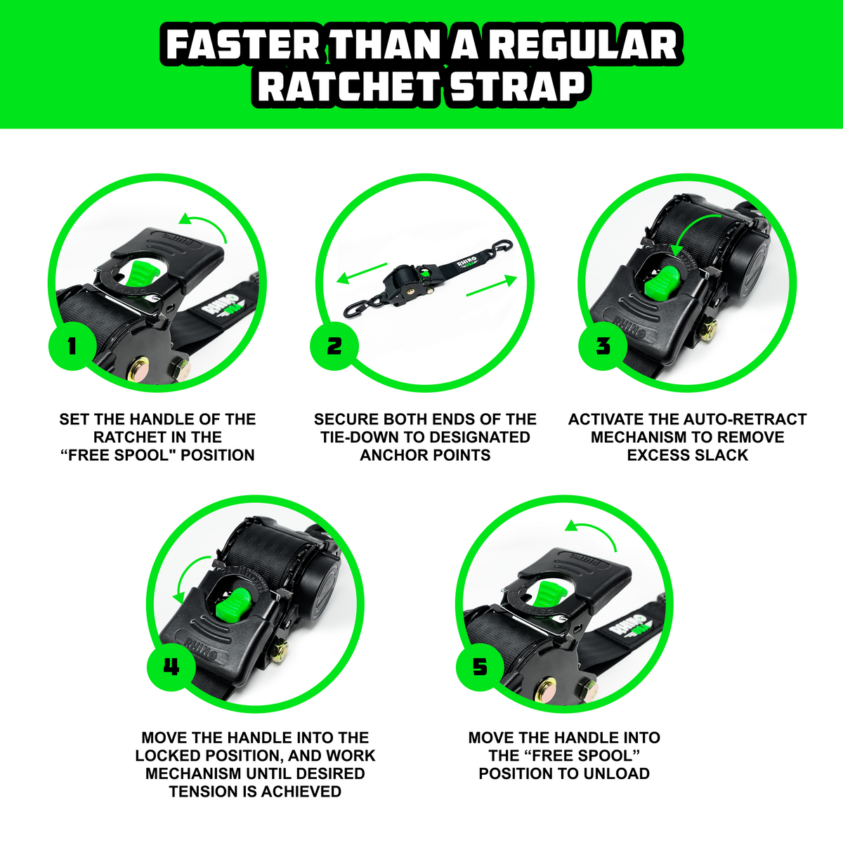 Recovery Gear Tie-Down Straps Camp & Overland Trailer & Hitch Accessories